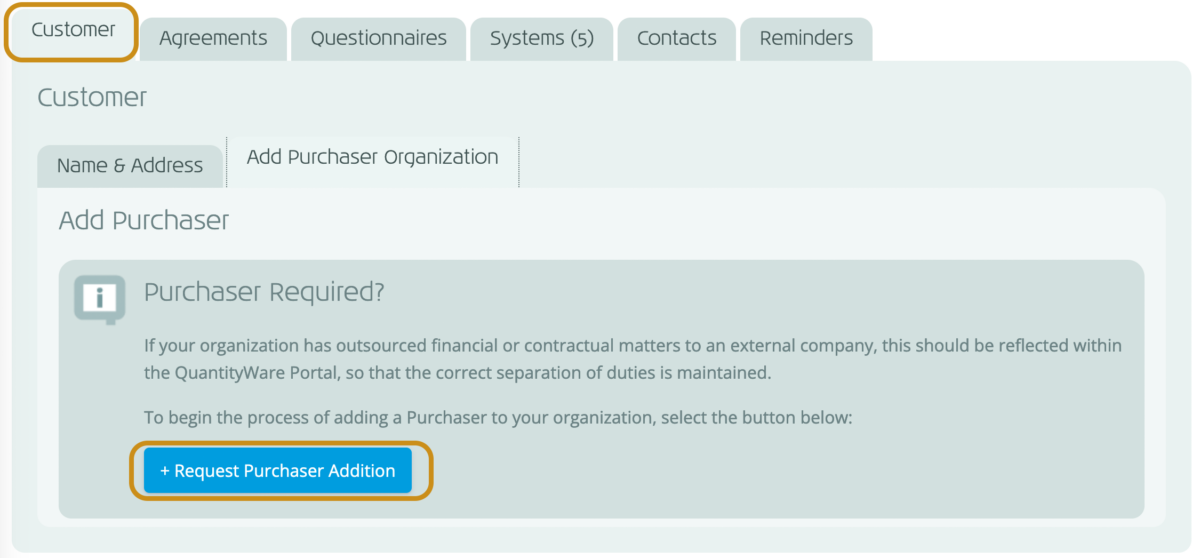 Purchasers - QuantityWare