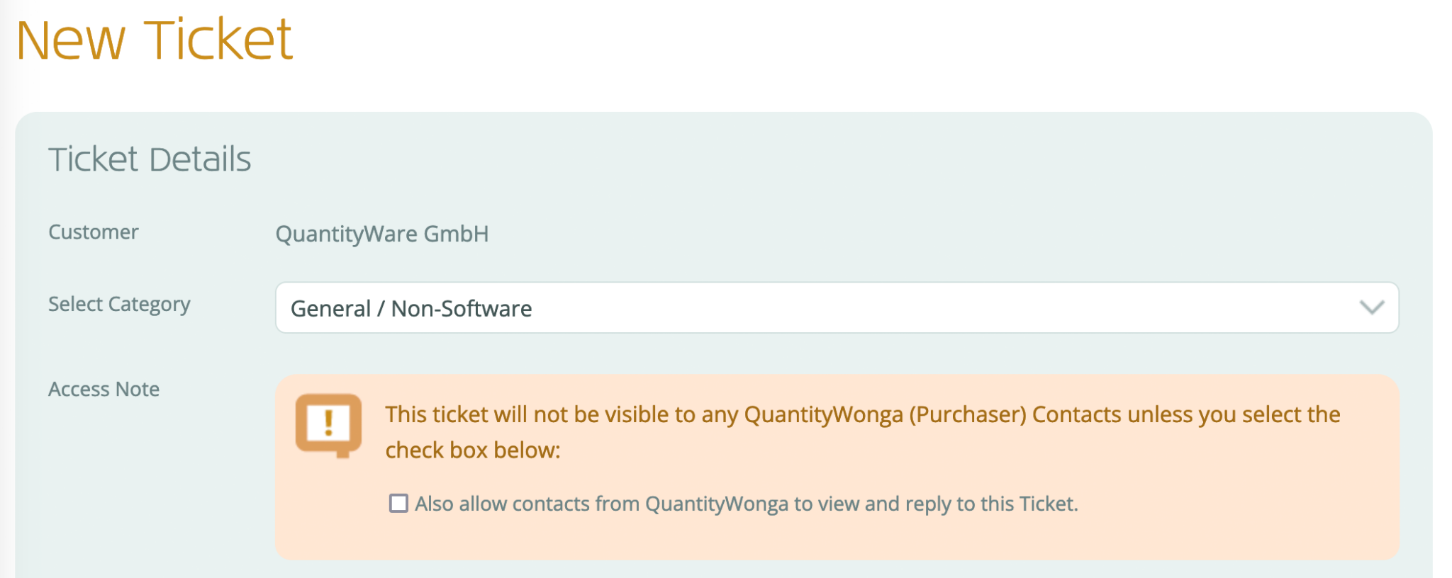 Purchasers - QuantityWare