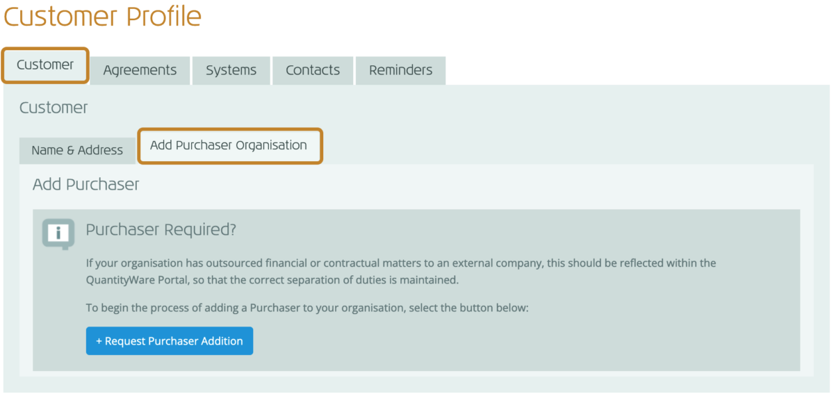 Purchasers - QuantityWare