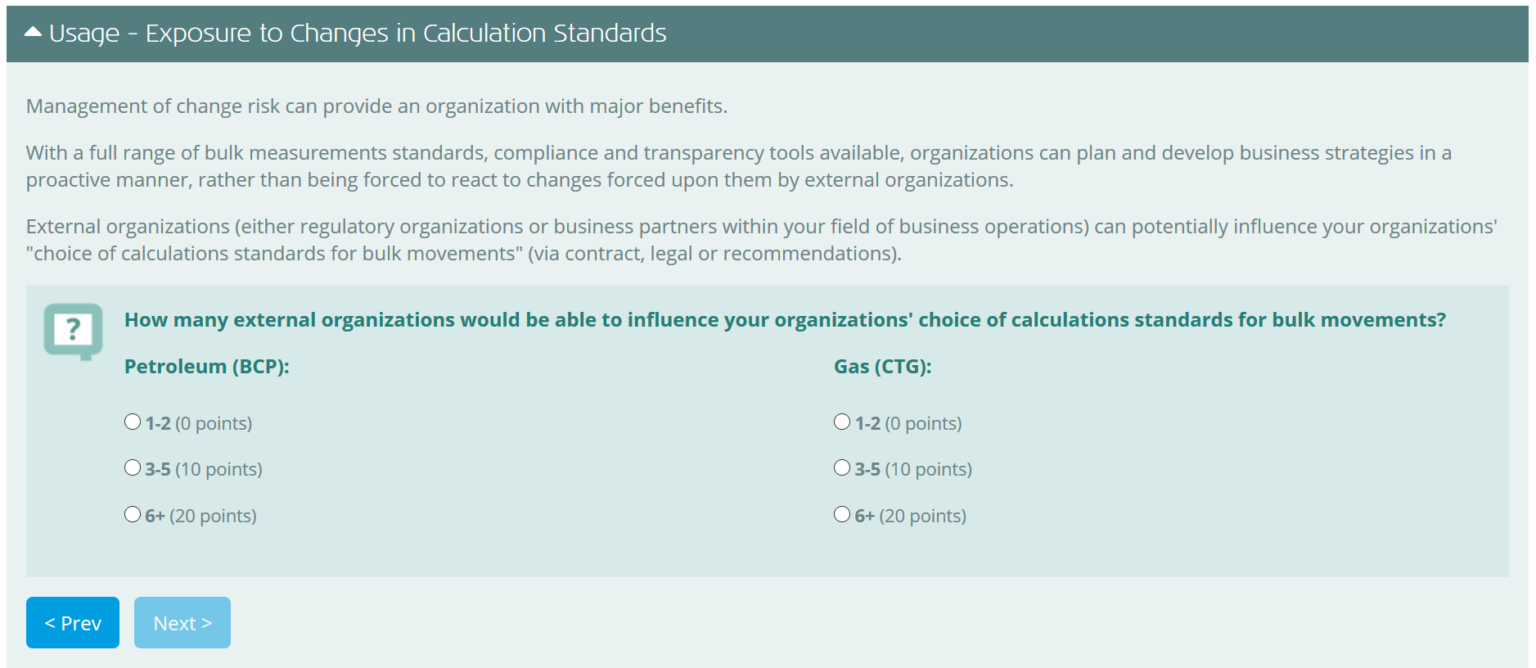Usage Questionnaire - QuantityWare